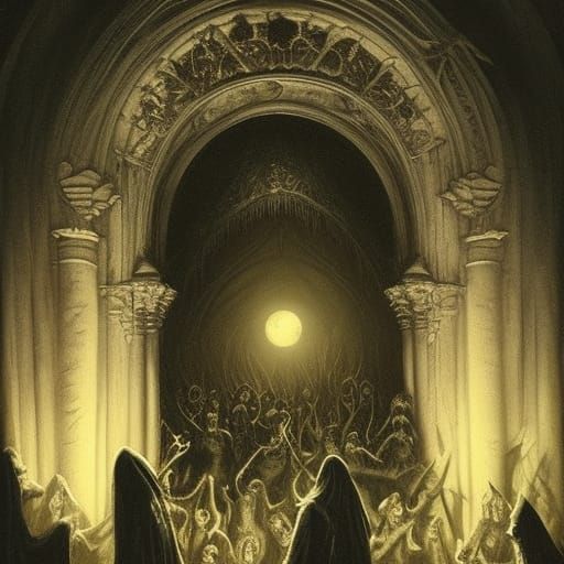 "The Witches and Demons' - AI Generated Artwork - NightCafe Creator