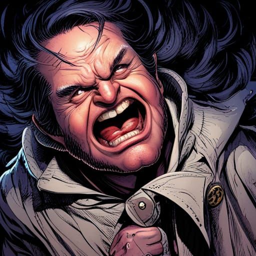 Crazy guy - AI Generated Artwork - NightCafe Creator