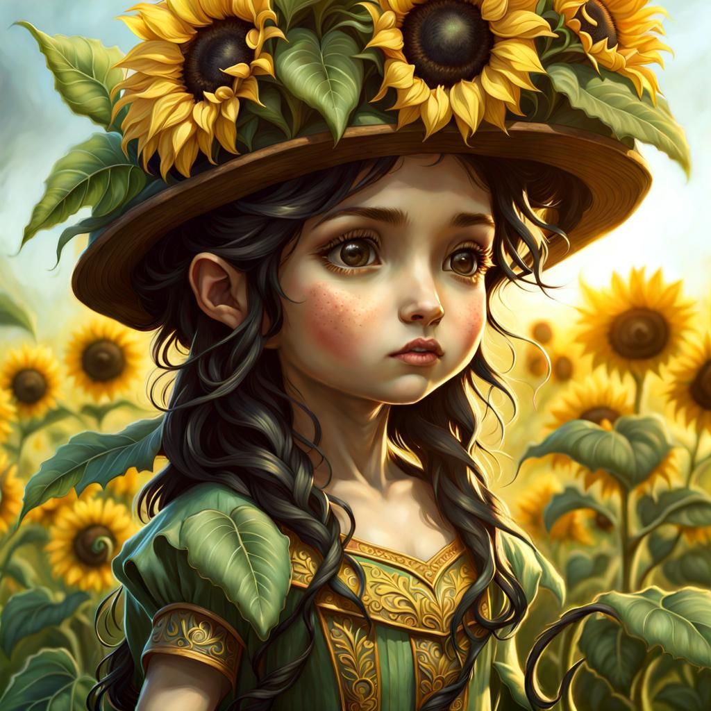 Sunflower Sprite - AI Generated Artwork - NightCafe Creator