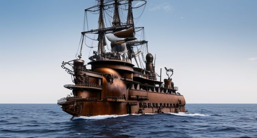 HMS Improbable - AI Generated Artwork - NightCafe Creator