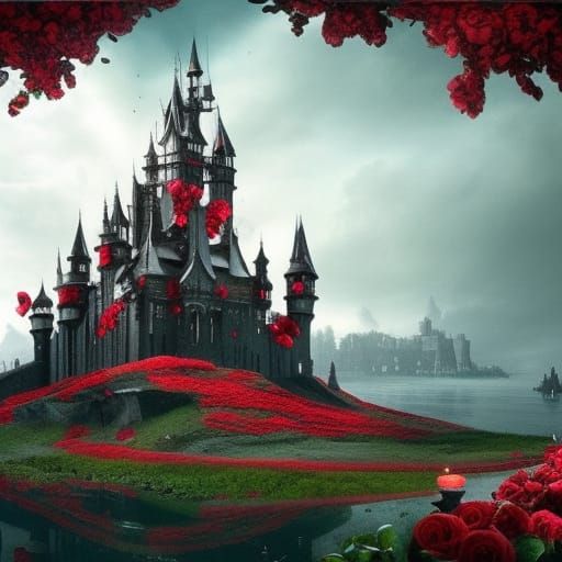 The dark castle - AI Generated Artwork - NightCafe Creator