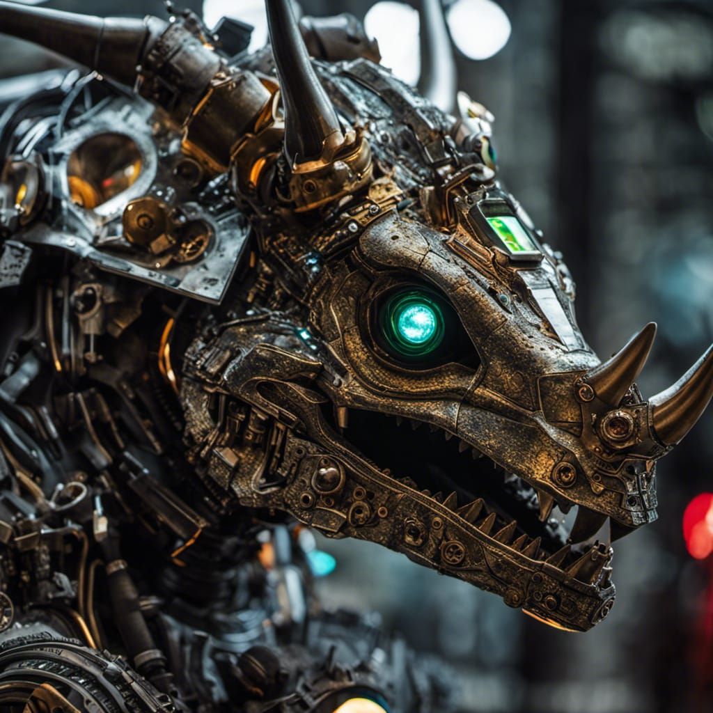 insanely_detailed_robotic cyberpunk artificial animatronic mechanical ...