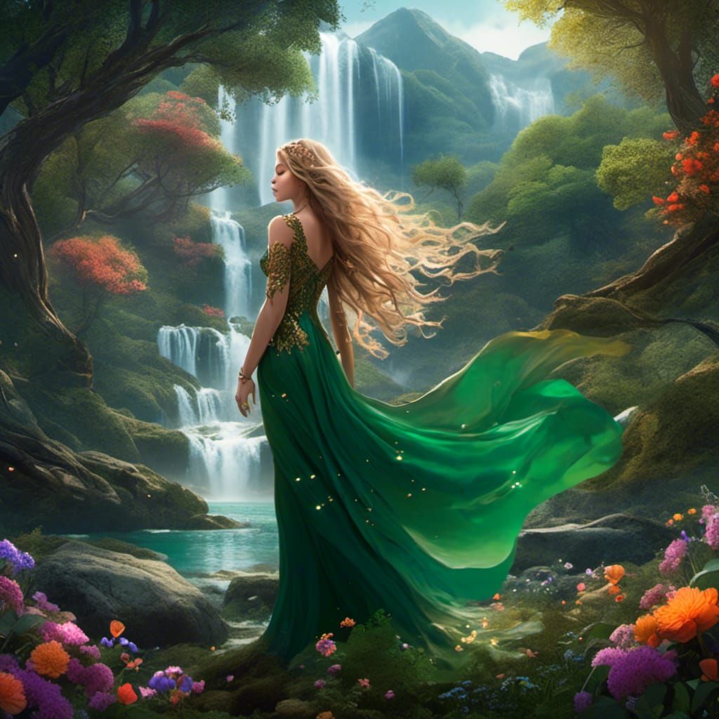 Enchanted Forest Muse - AI Generated Artwork - NightCafe Creator