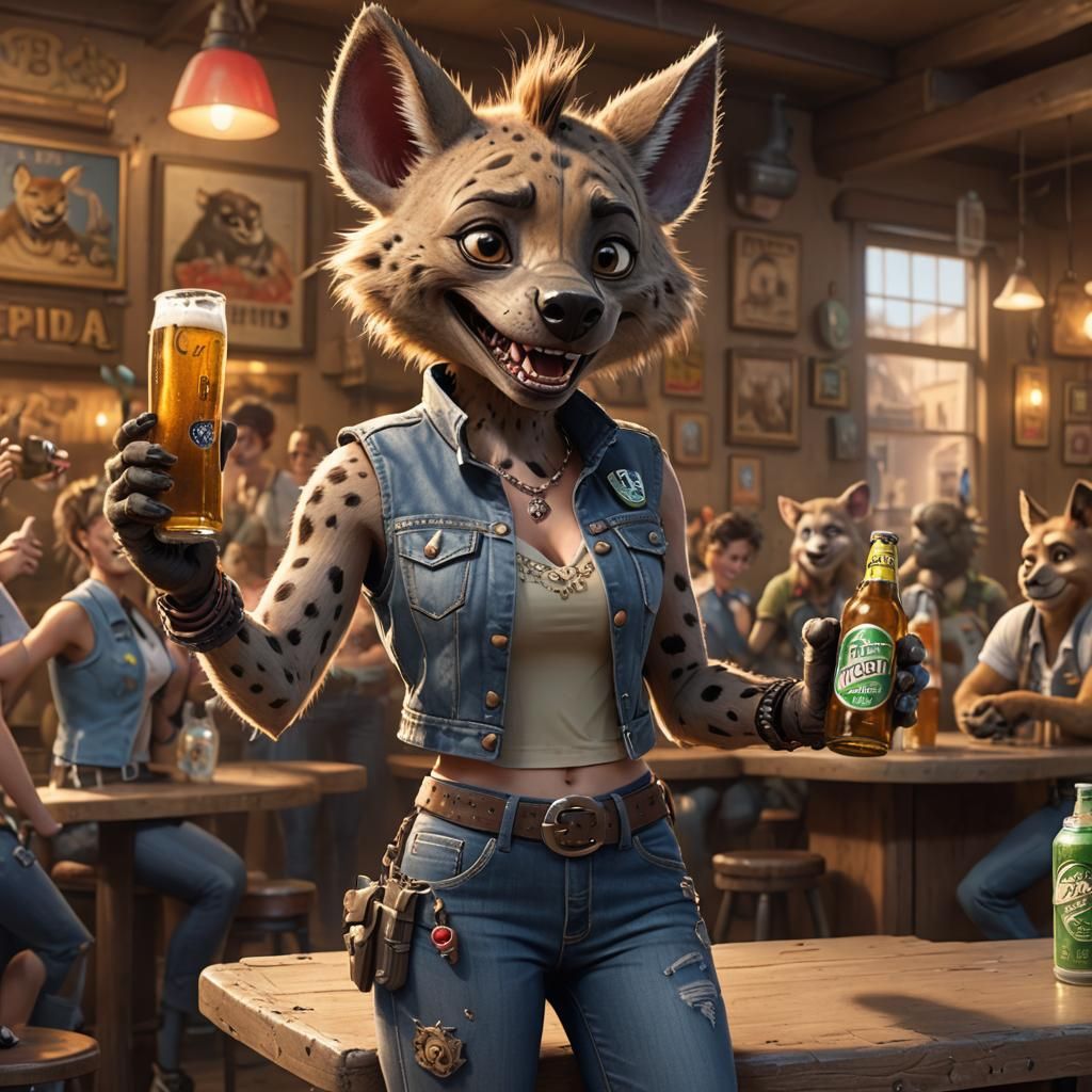 Scuzzy in a saloon - AI Generated Artwork - NightCafe Creator