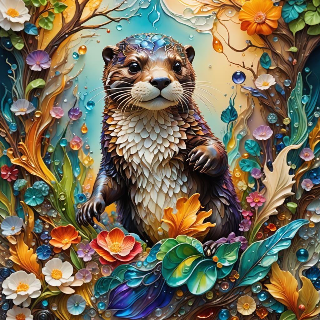Toodles the Otter - AI Generated Artwork - NightCafe Creator