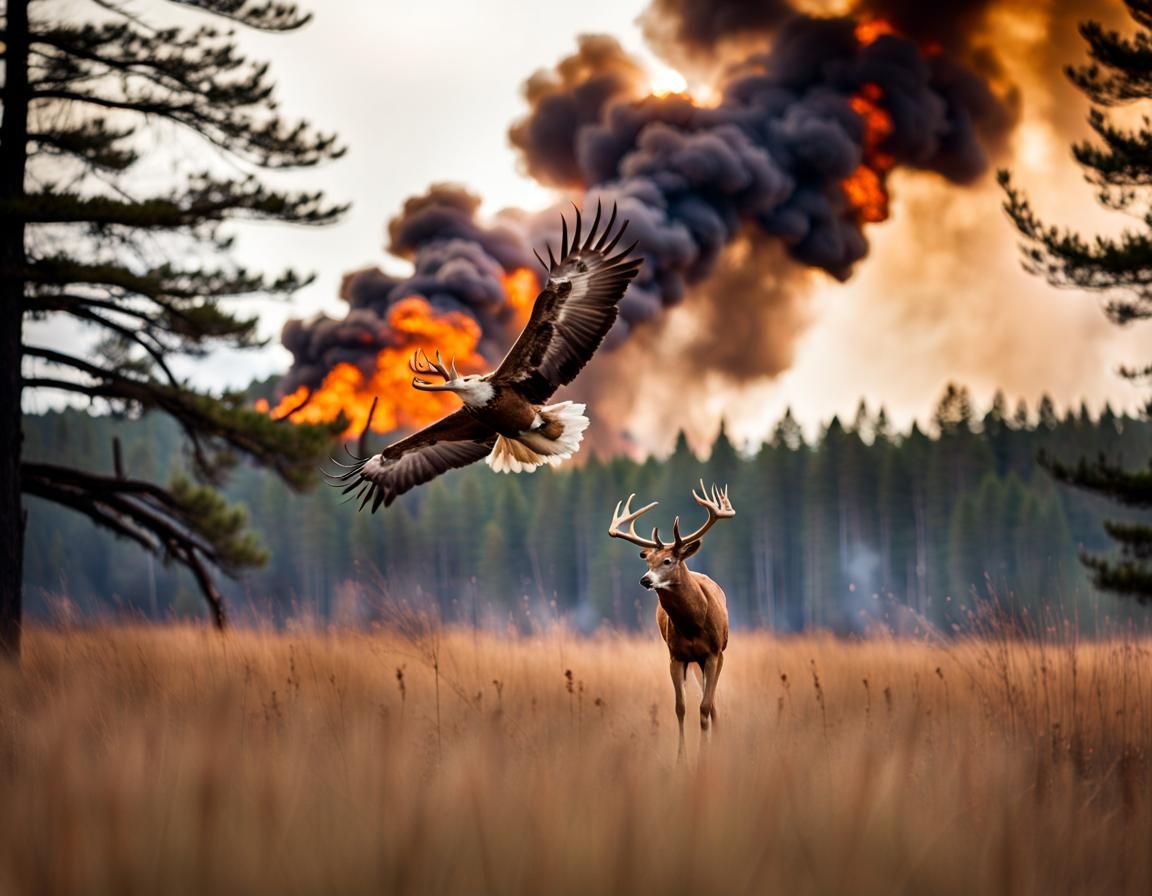 Wildfire - AI Generated Artwork - NightCafe Creator