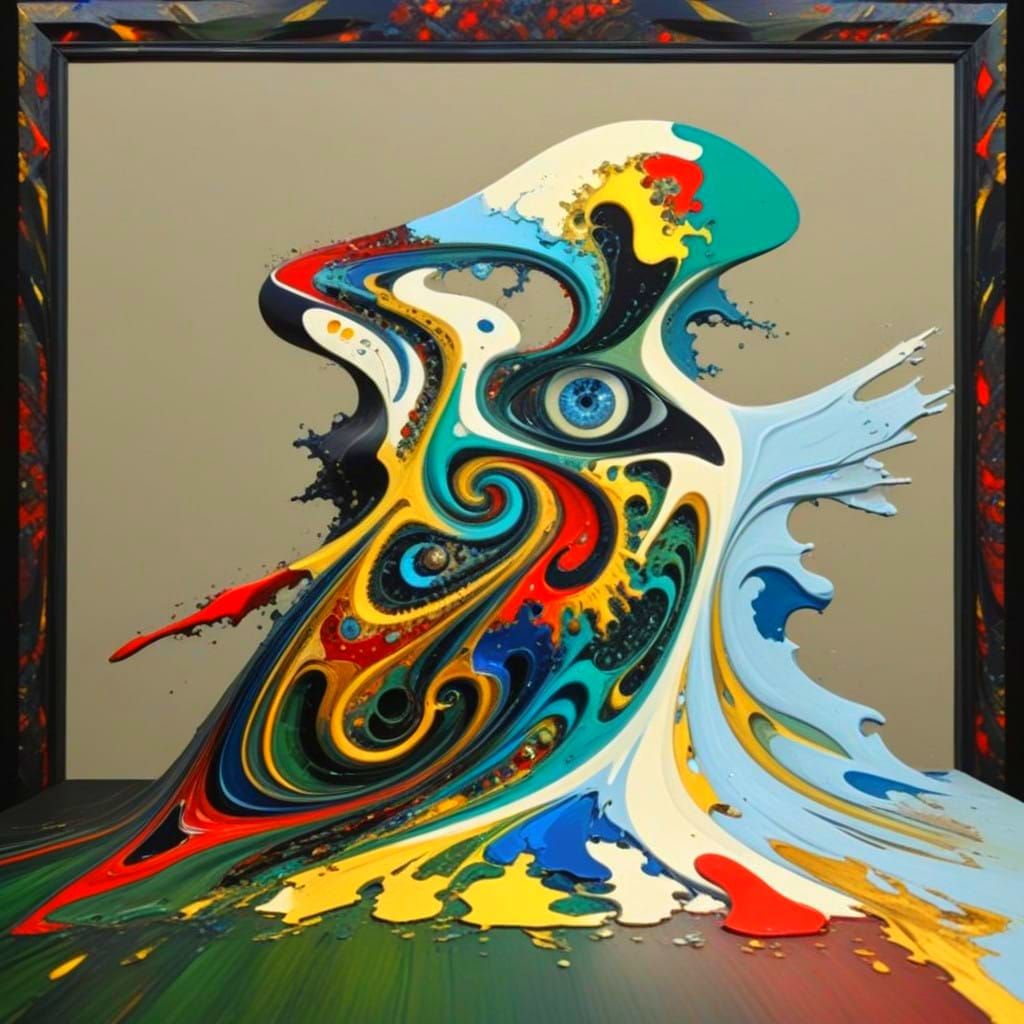 Painted, Colored, Modernist, Abstract, Cubist, Dada, Surrealist ...