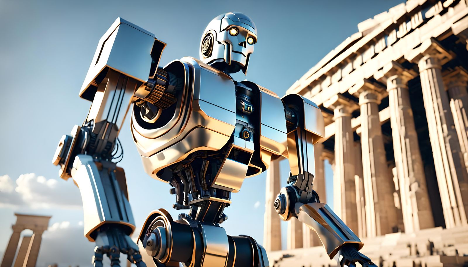 Ancient Grecian automaton - AI Generated Artwork - NightCafe Creator