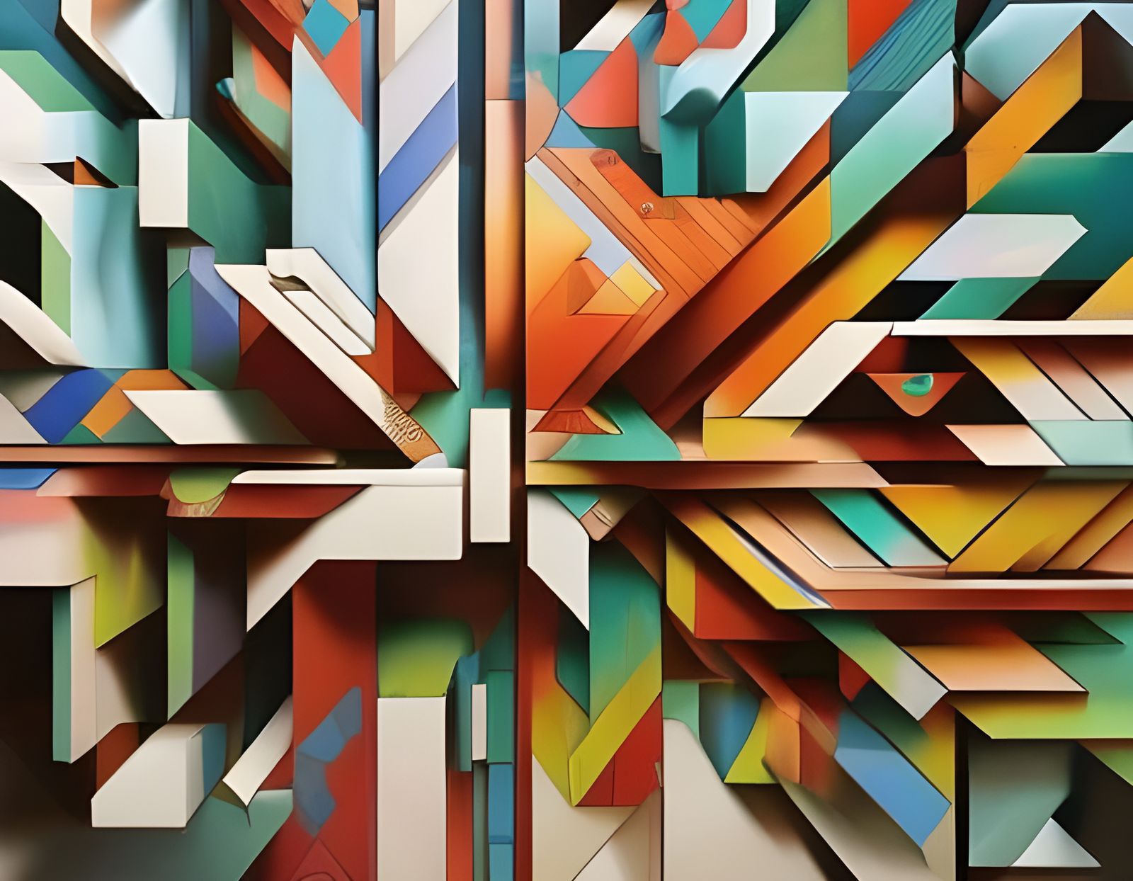 Abstract geometric 26jun23 - AI Generated Artwork - NightCafe Creator