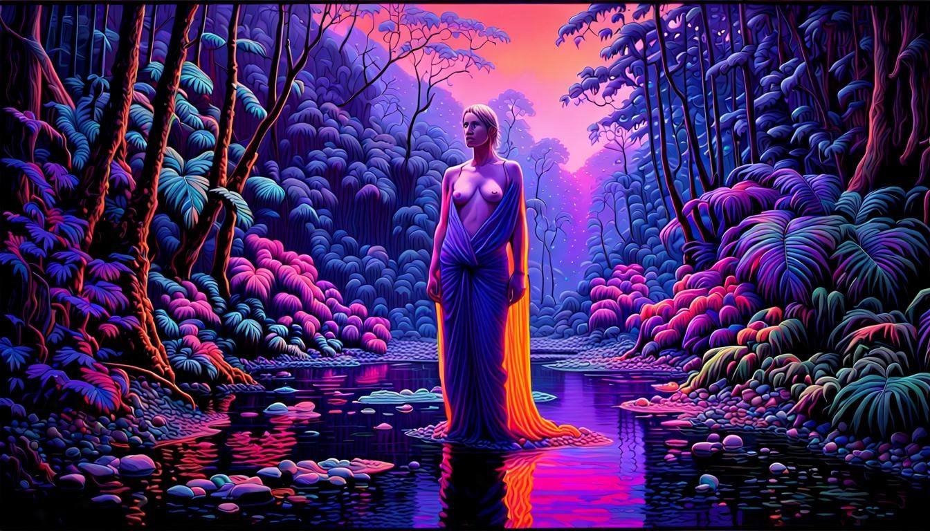 Black Light Art - AI Generated Artwork - NightCafe Creator