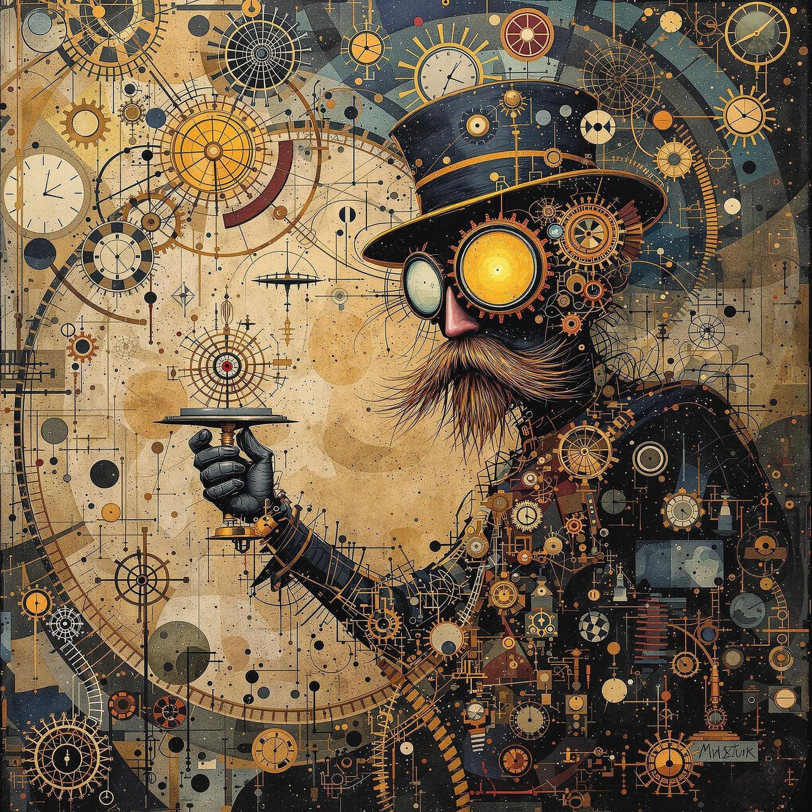 steampunk dieselpunk Inventor and Mad scientist. art Brut Tim Burton ...