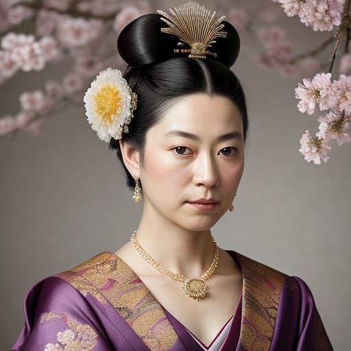Blossoming Sovereignty: Queen of Japan
