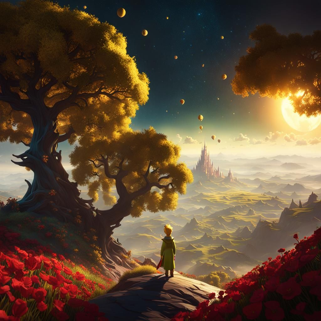 The little prince - AI Generated Artwork - NightCafe Creator