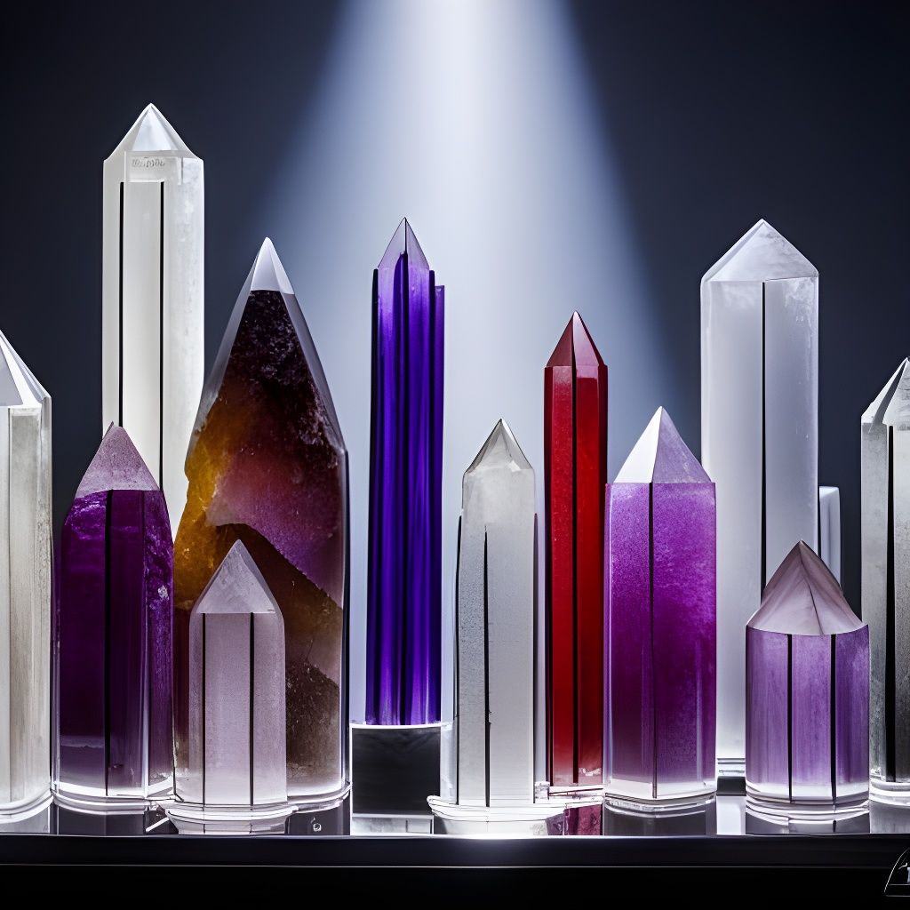 Assorted Crystals - AI Generated Artwork - NightCafe Creator
