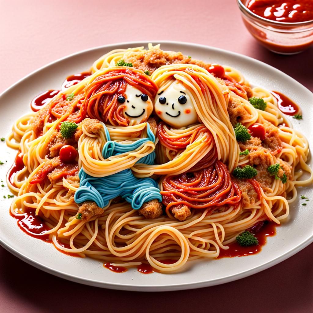 Sketti Love - AI Generated Artwork - NightCafe Creator