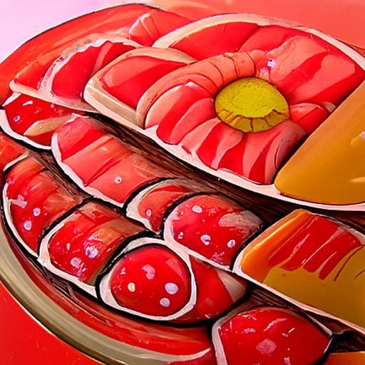 Cross section of sushi - AI Generated Artwork - NightCafe Creator