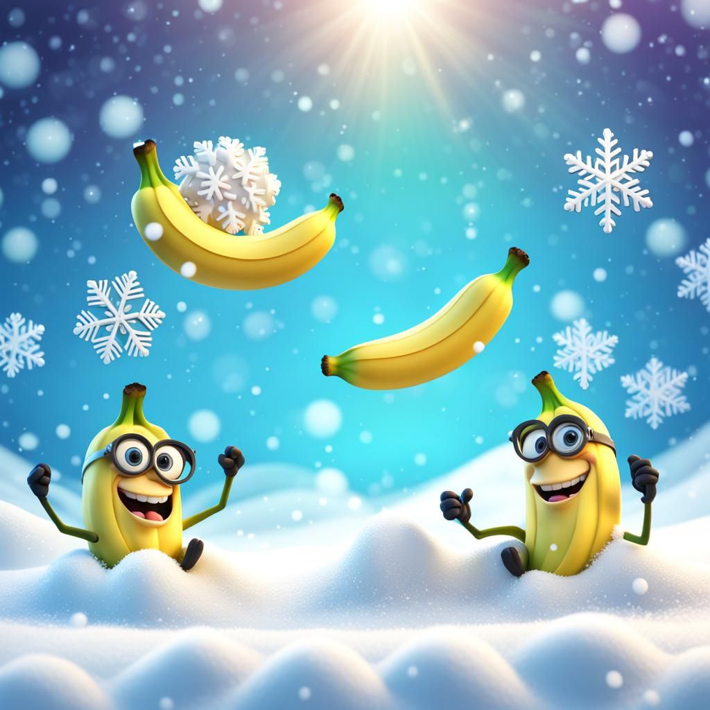 Cool bananas - AI Generated Artwork - NightCafe Creator