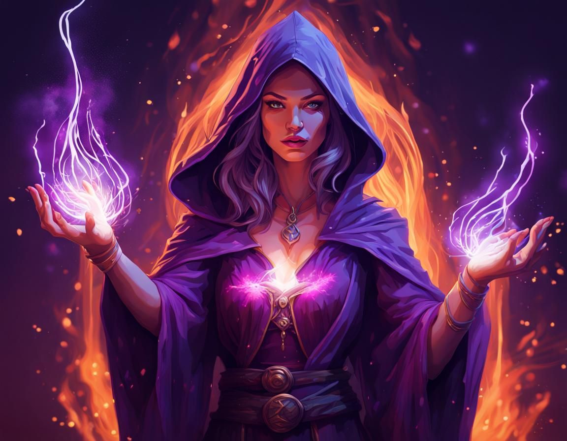 Powerful witch - AI Generated Artwork - NightCafe Creator