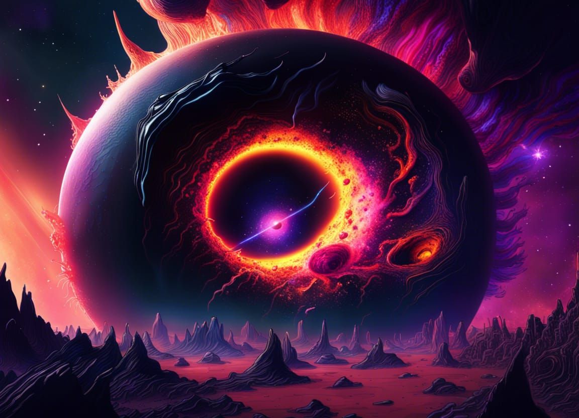 Alien Planet - AI Generated Artwork - NightCafe Creator