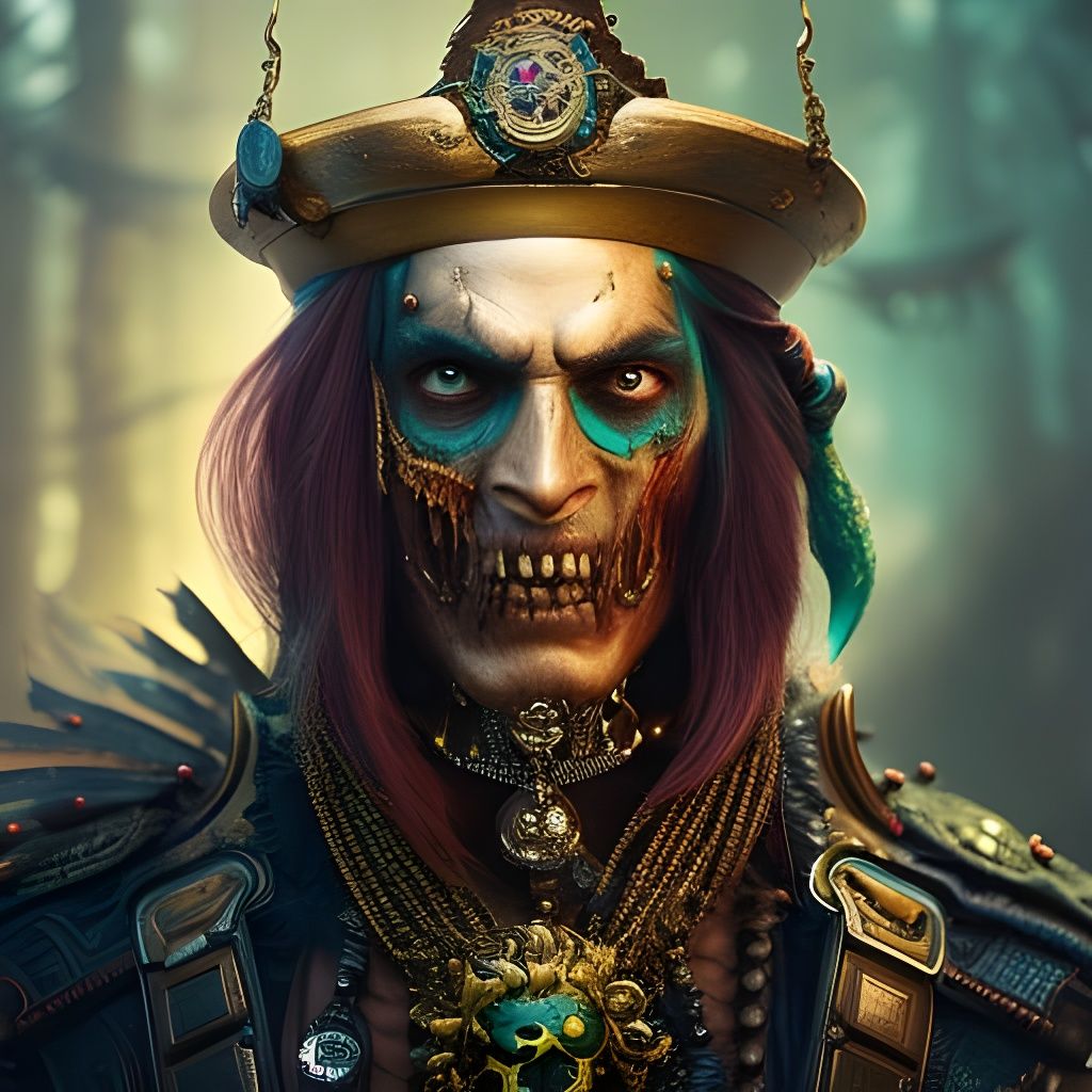 Zombie pirate - AI Generated Artwork - NightCafe Creator
