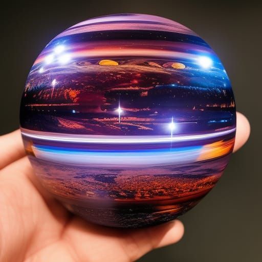Space Orb - AI Generated Artwork - NightCafe Creator