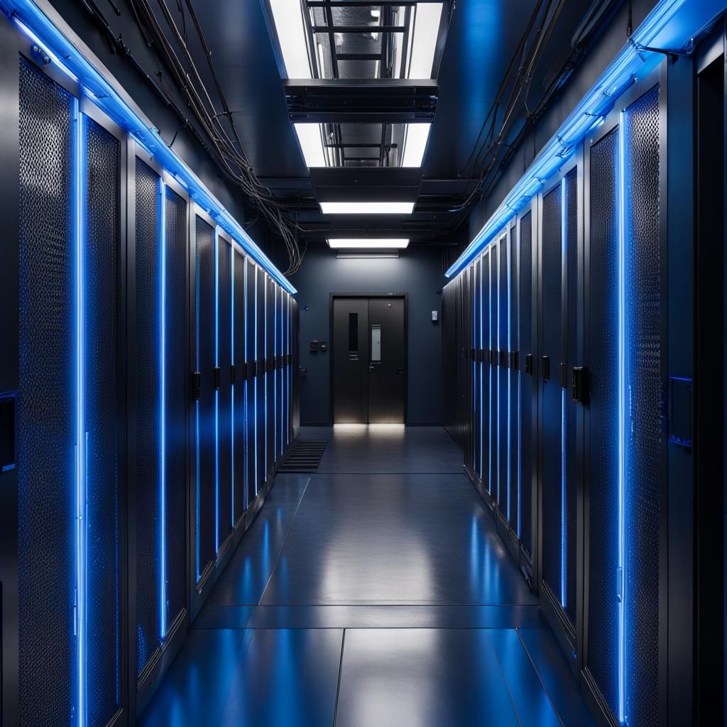 The server room - AI Generated Artwork - NightCafe Creator