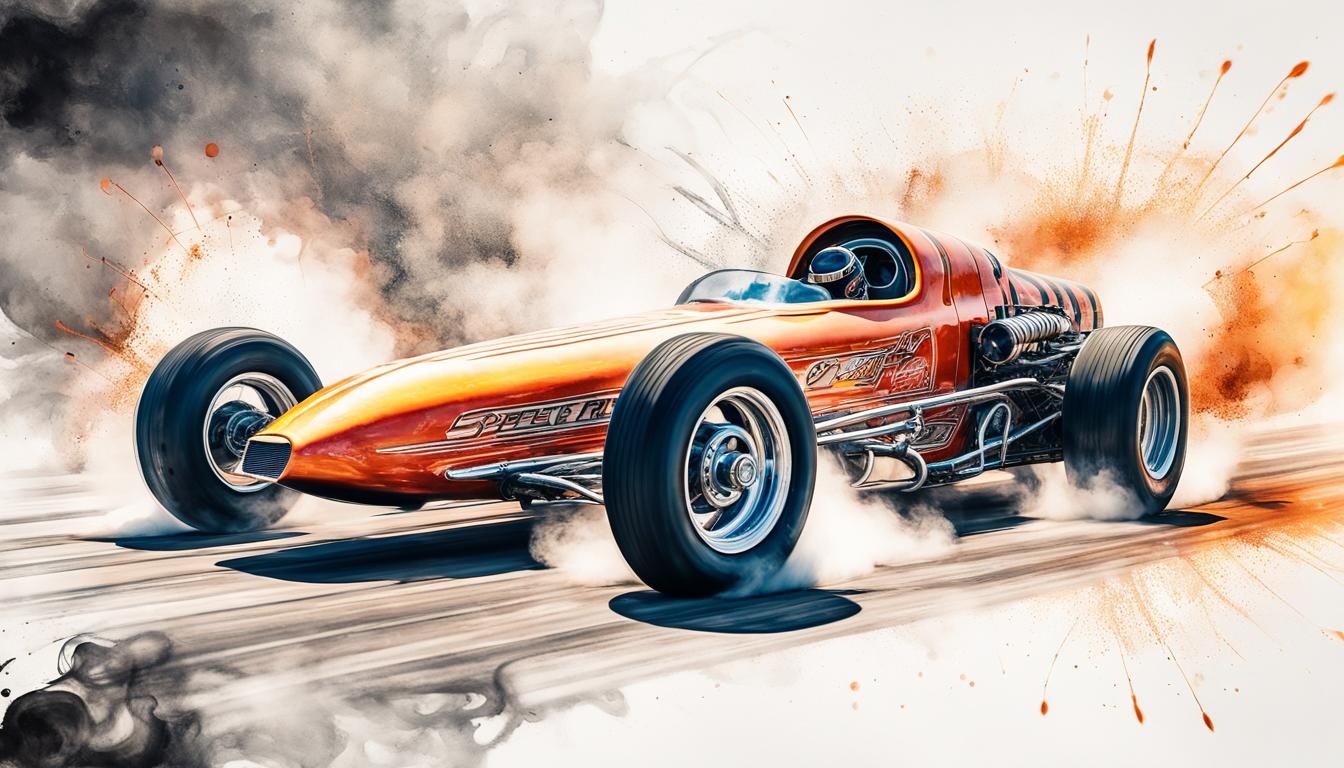 vintage speed racer - AI Generated Artwork - NightCafe Creator