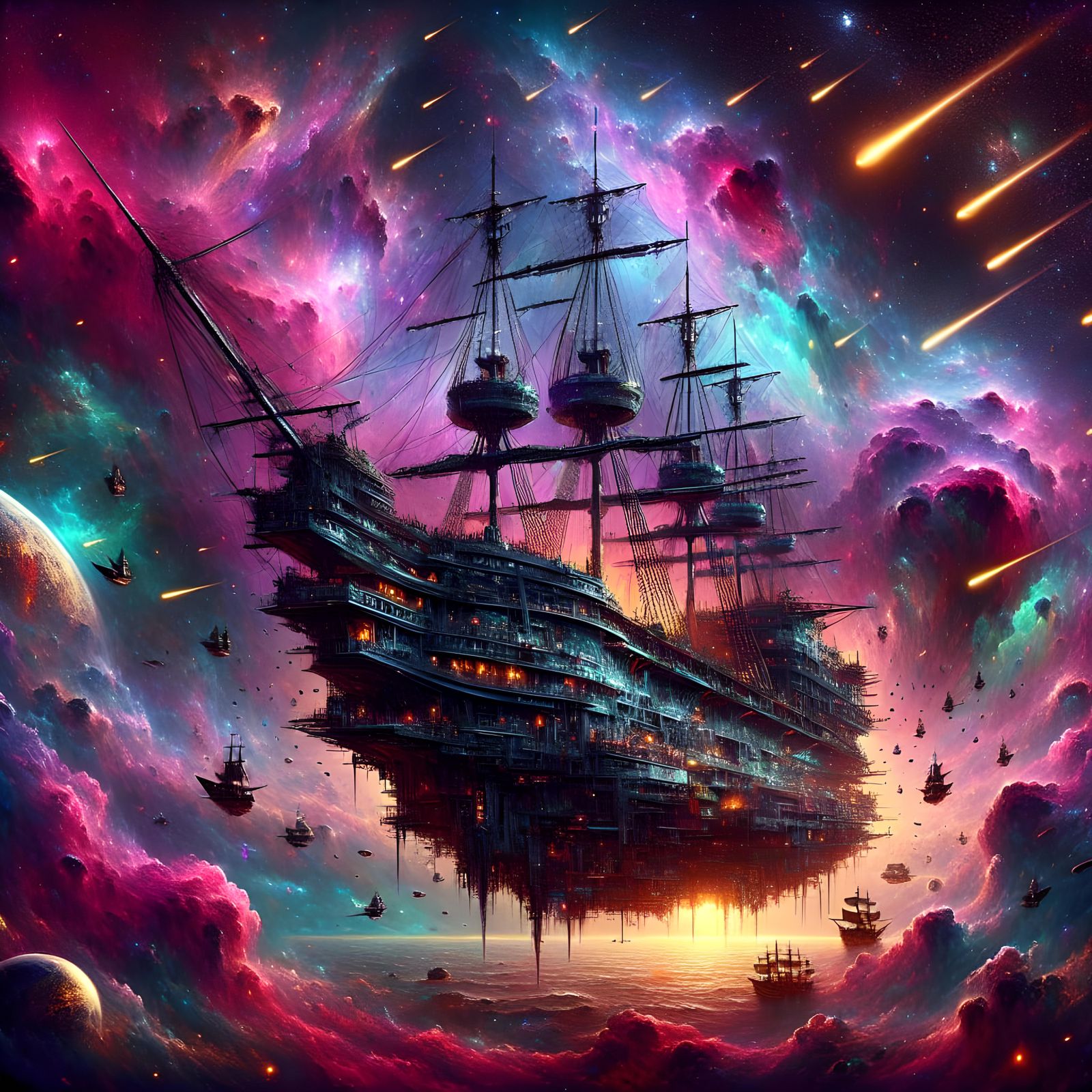 Space Marauders - AI Generated Artwork - NightCafe Creator