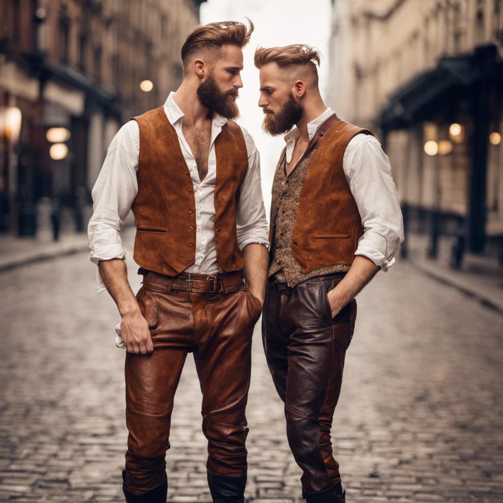 Gay Lovers - AI Generated Artwork - NightCafe Creator