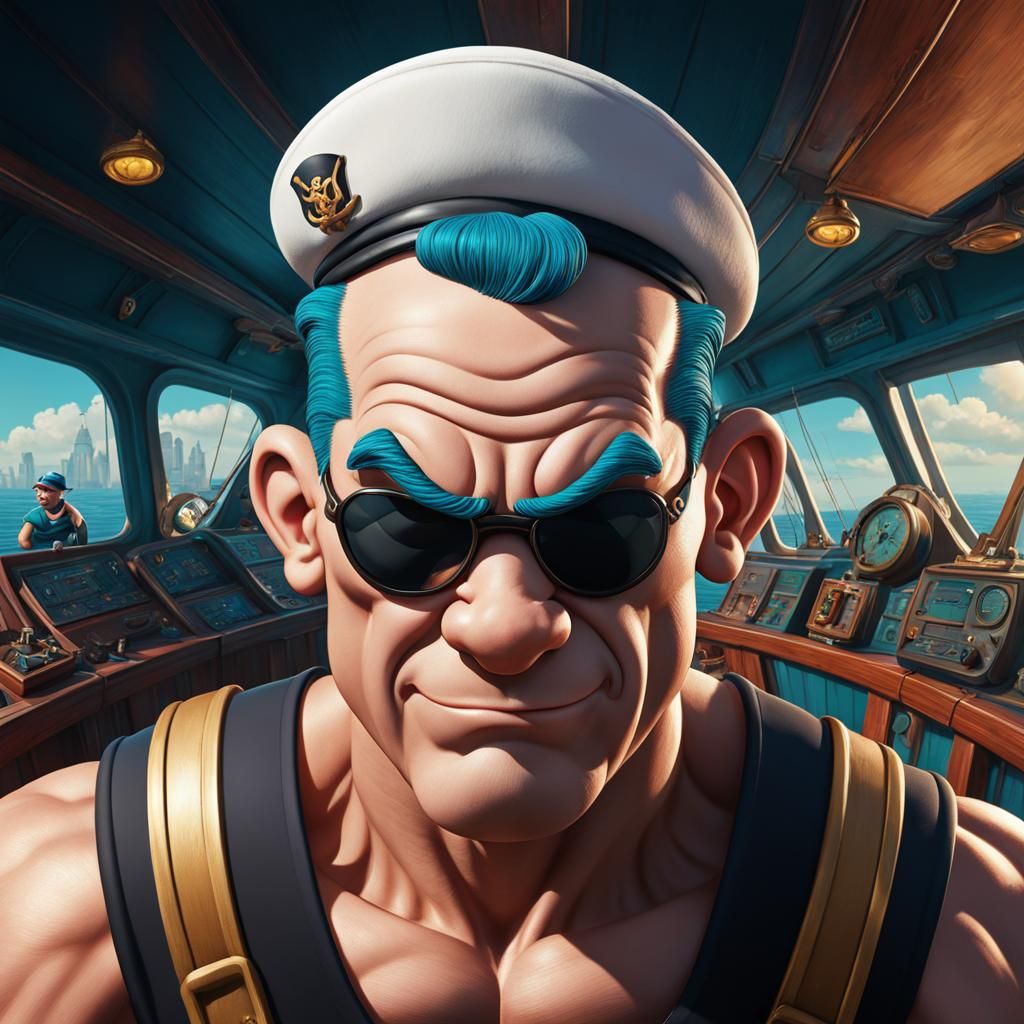 Popeye the sailor!inspired by pop art - AI Generated Artwork ...