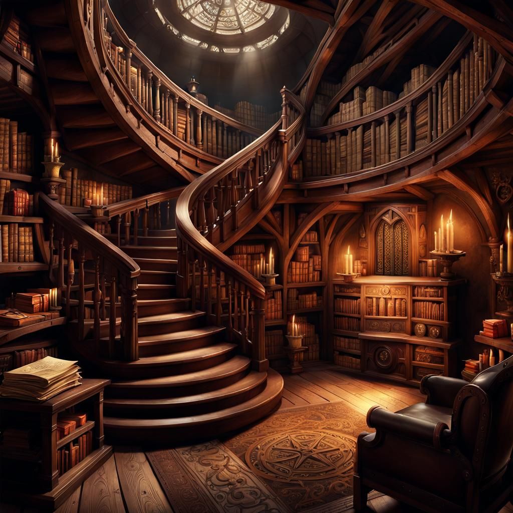 Secret Lair of the Order of the Wizards - AI Generated Artwork ...