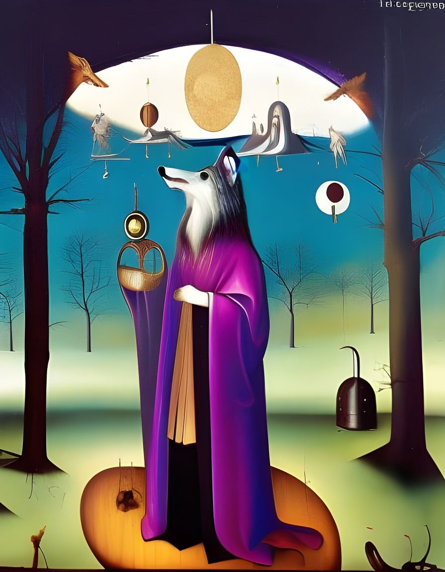 Werewolf Wizard in the Forest of Sin - AI Generated Artwork - NightCafe ...