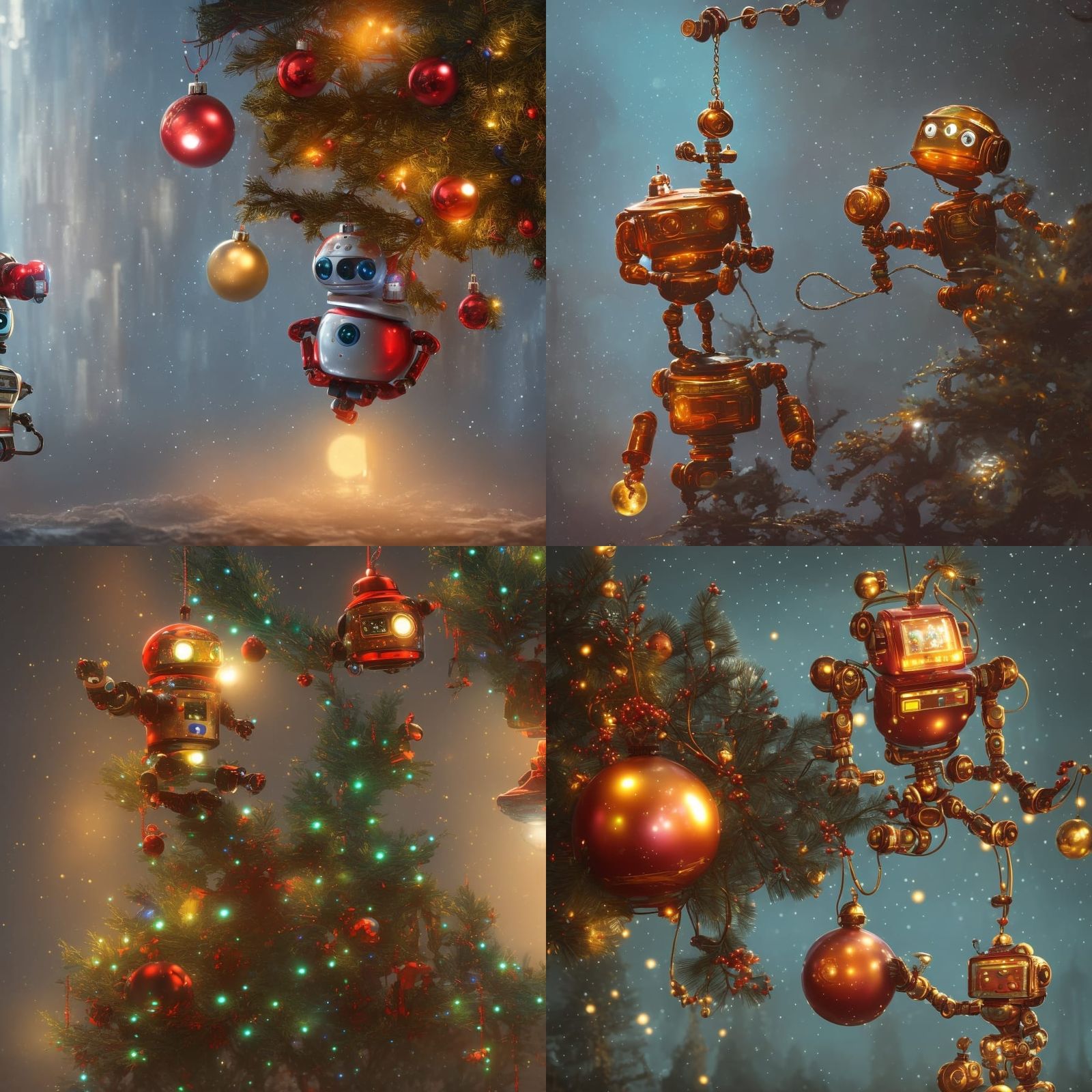 Robot Tree - AI Generated Artwork - NightCafe Creator