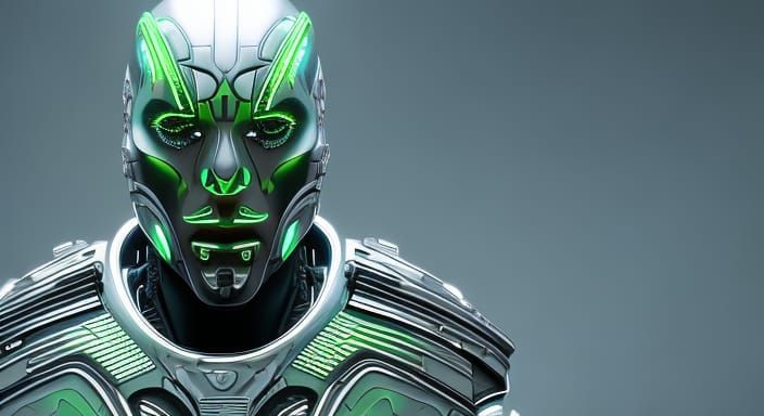 Alien cyborg hybrid portrait, hbo's west world, matrix metropolis, ai ...