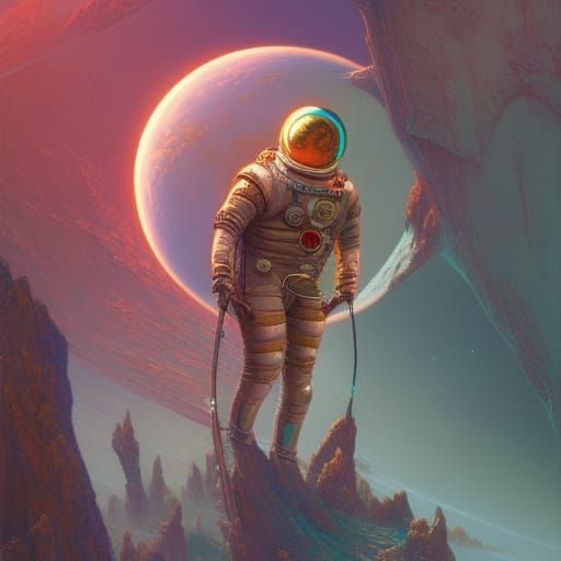Spaceman - AI Generated Artwork - NightCafe Creator