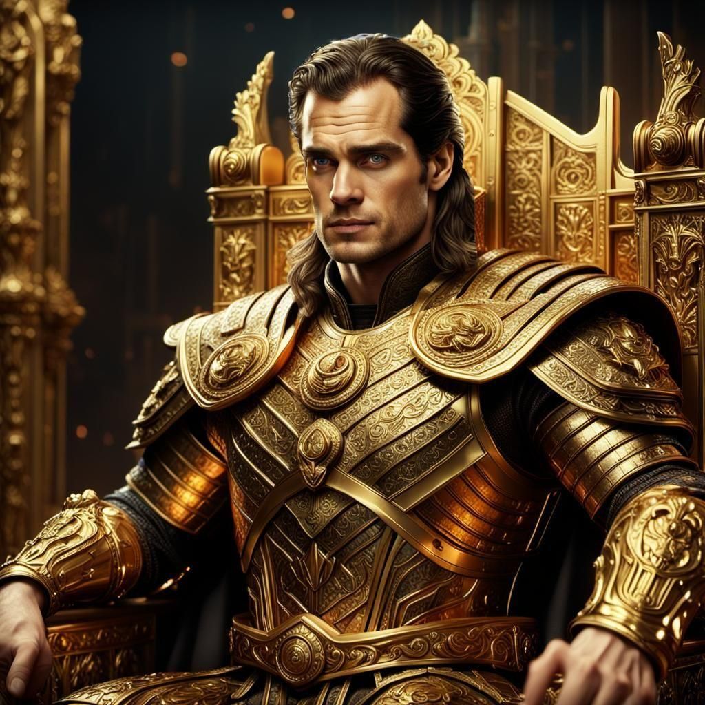 Spectral Emperor of Humanity in 3D Digital Art - AI Art