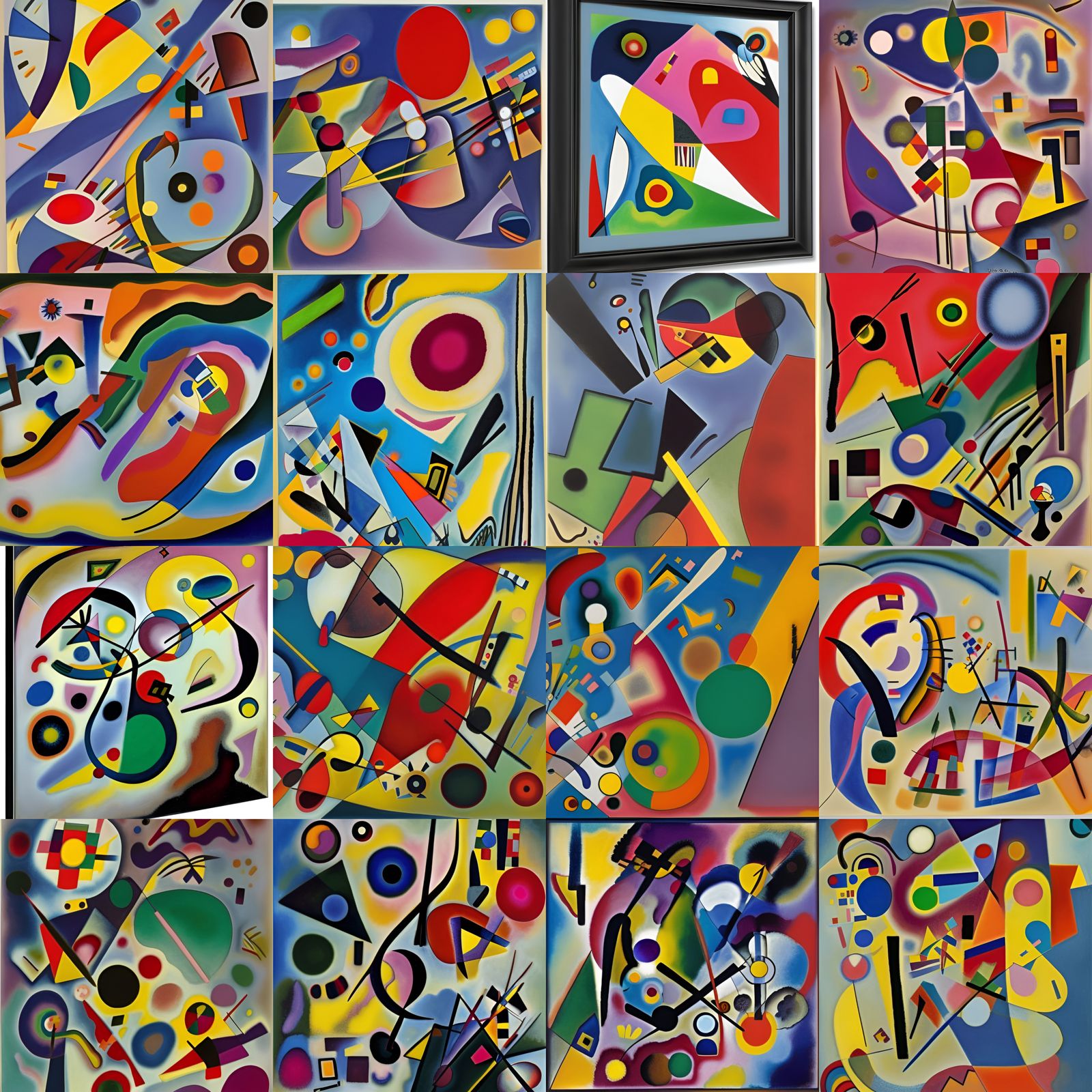 Wassily Kandinsky - AI Generated Artwork - NightCafe Creator