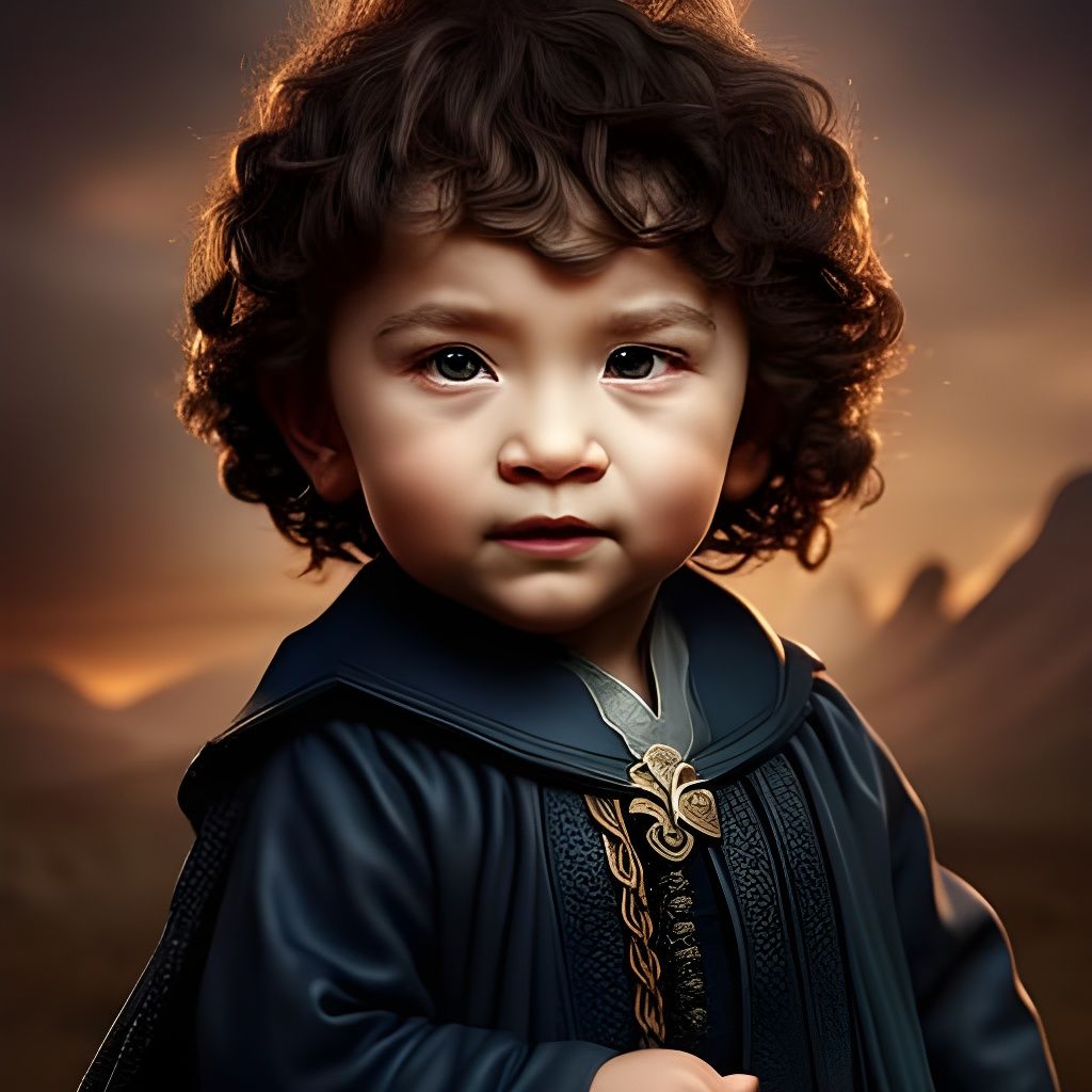 Young Master Frodo - AI Generated Artwork - NightCafe Creator
