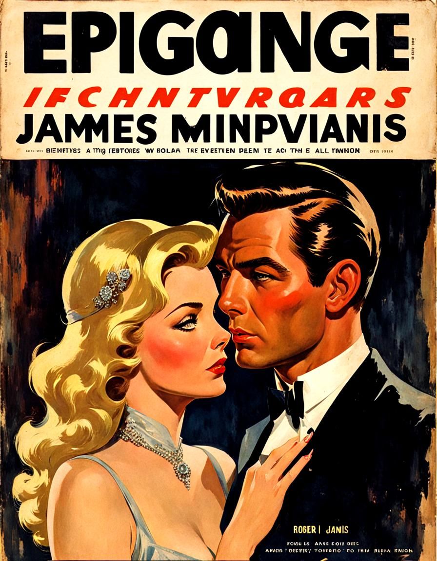 Pulp Spy Cover #12 - AI Generated Artwork - NightCafe Creator