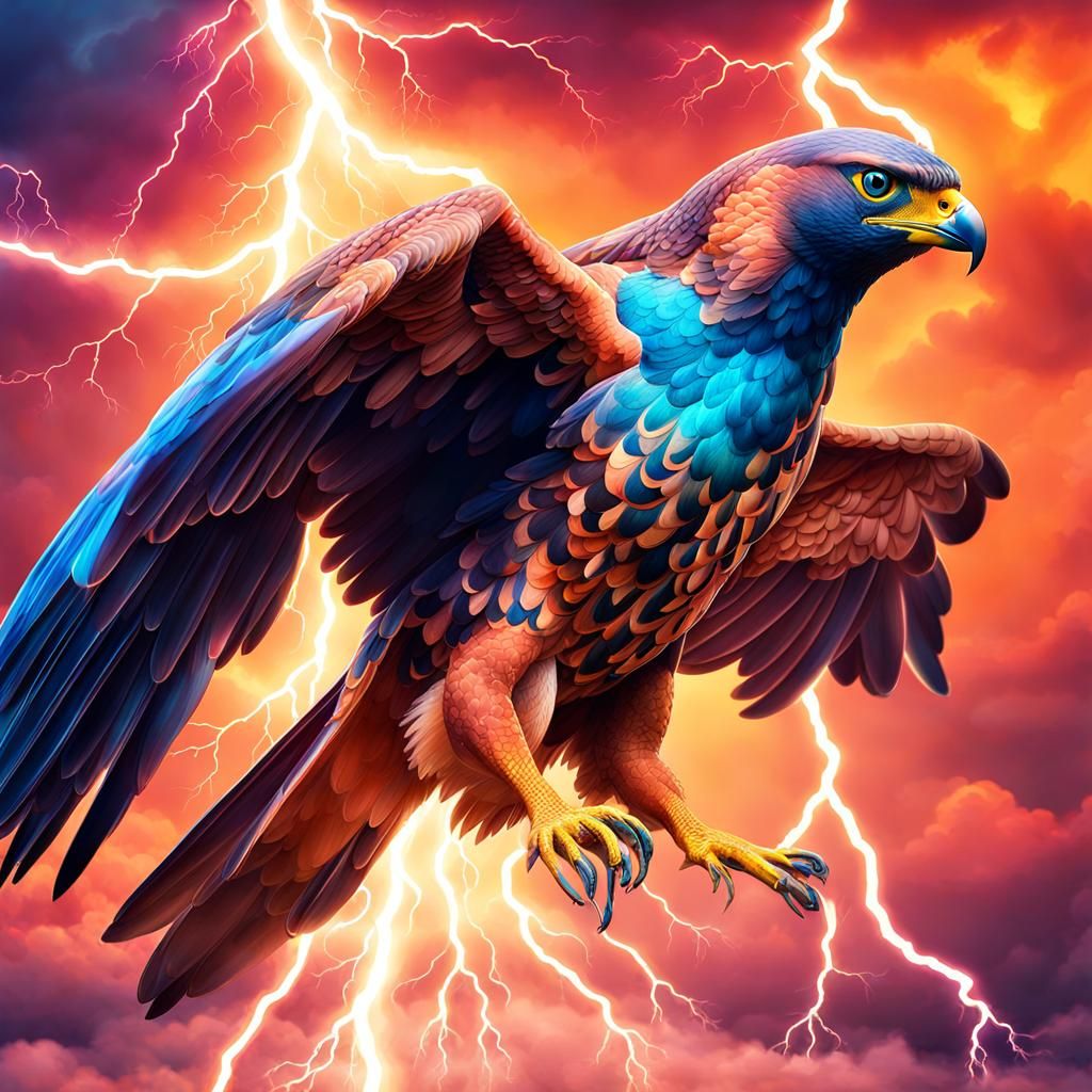 Falcon. - AI Generated Artwork - NightCafe Creator