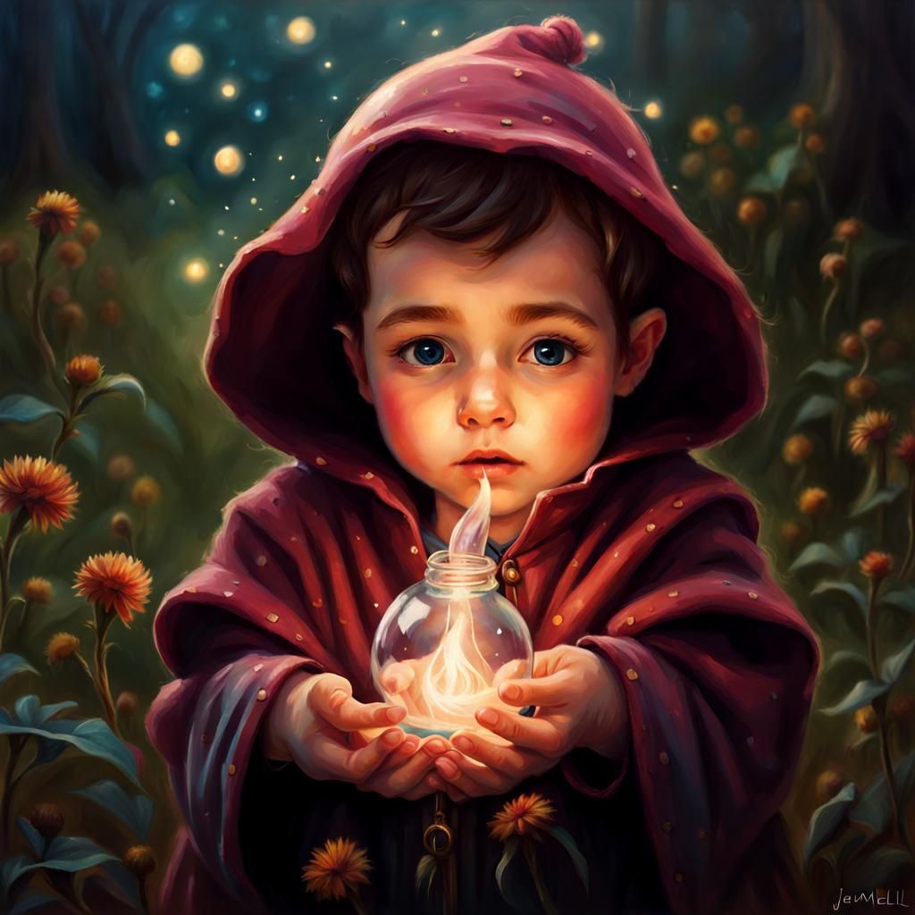 Baby Wizard - AI Generated Artwork - NightCafe Creator