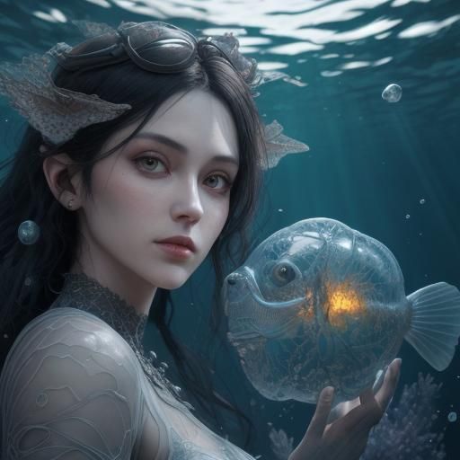 Light fish - AI Generated Artwork - NightCafe Creator