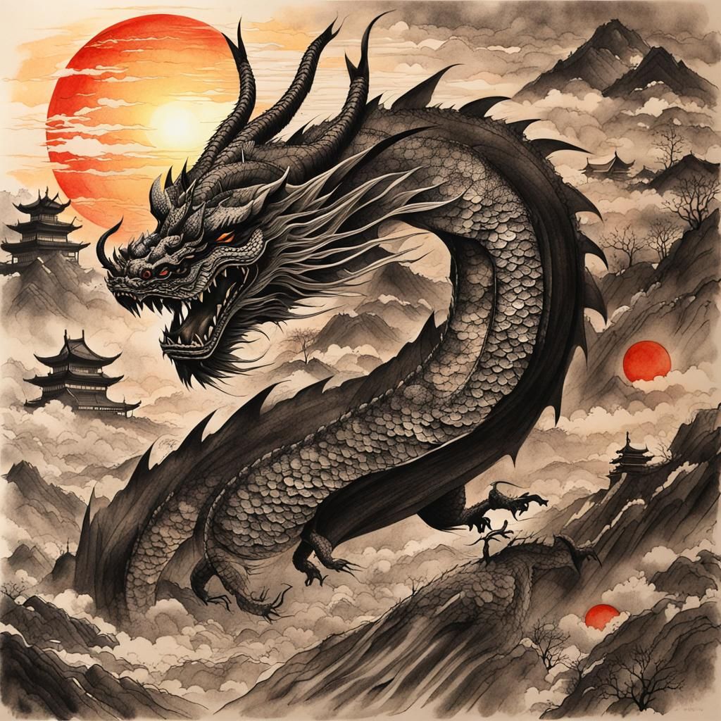 Dragon - AI Generated Artwork - NightCafe Creator