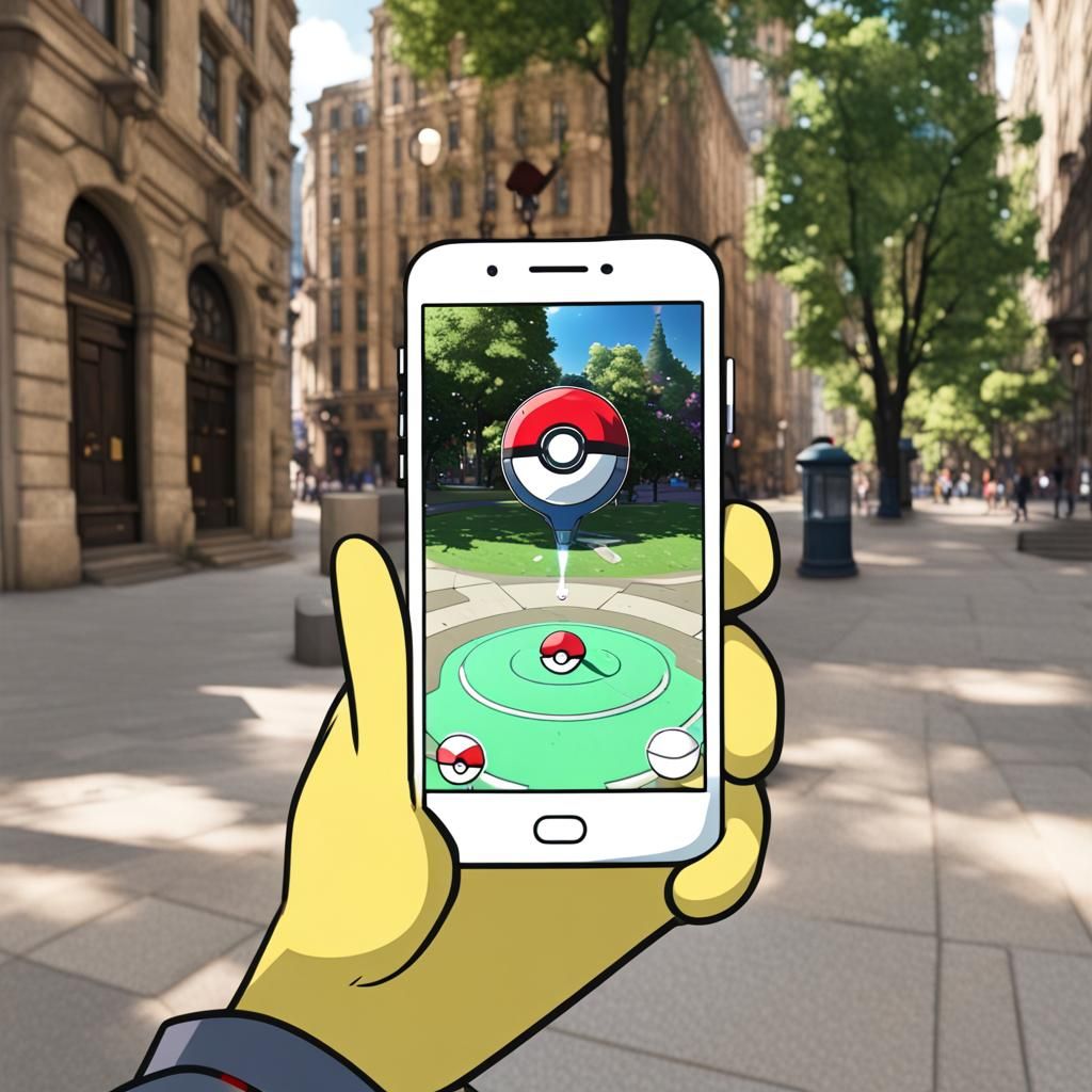 pokemon go pokestop - AI Generated Artwork - NightCafe Creator