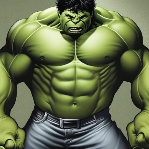 The Incredible Hulk - AI Generated Artwork - NightCafe Creator