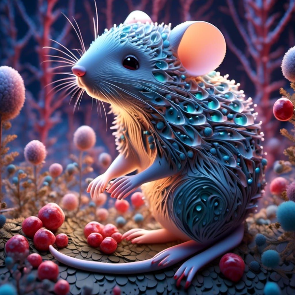 The Diamond Mouse. - AI Generated Artwork - NightCafe Creator