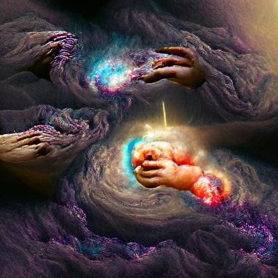Hands of God - AI Generated Artwork - NightCafe Creator