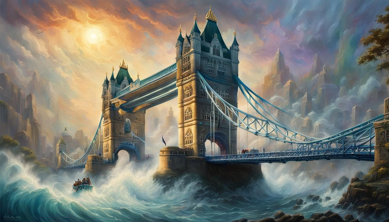 Rising Sea Levels in London in 2124 - AI Generated Artwork - NightCafe ...