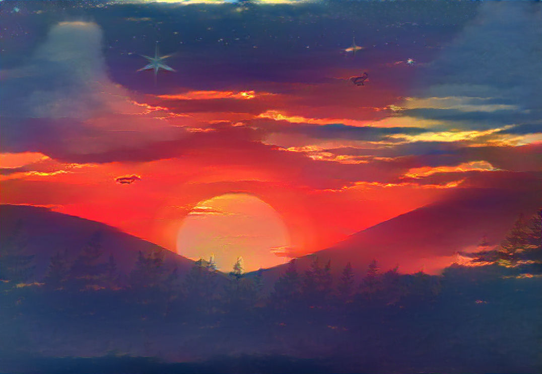 Um.. This is sunset? - AI Generated Artwork - NightCafe Creator