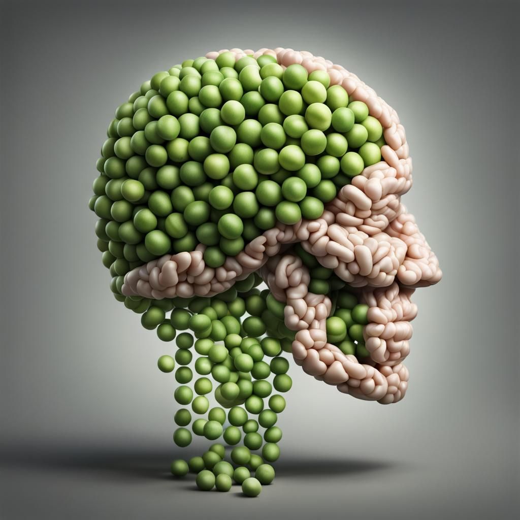 Pea Brain - AI Generated Artwork - NightCafe Creator